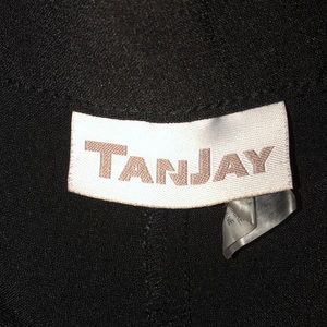 TanJay | Pants & Jumpsuits | Tan Jay Black Dress Slacks 8 W Minor Flaw ...